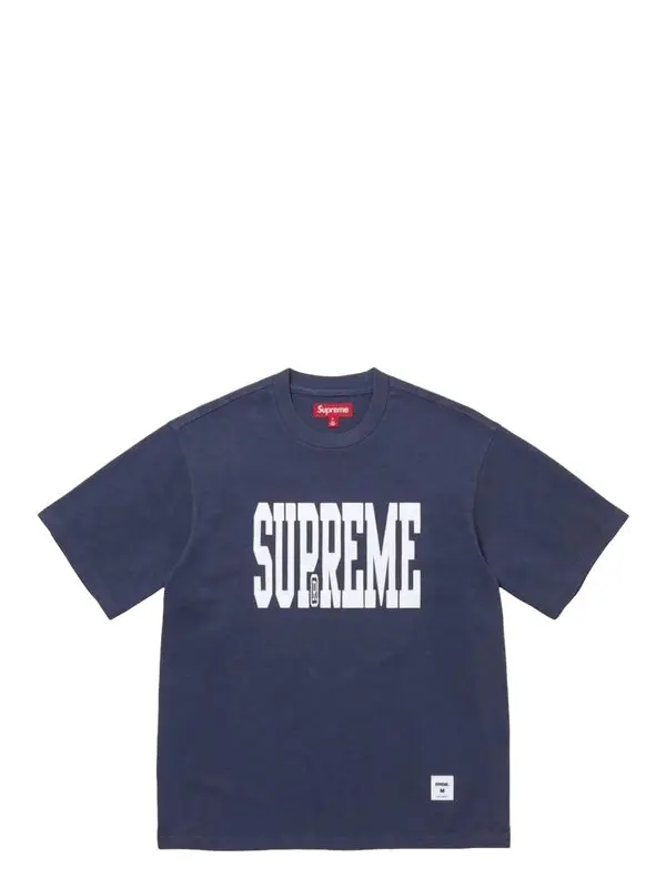 Supreme Fw26 Stretch Appliqué S/s T-shirt - Navy