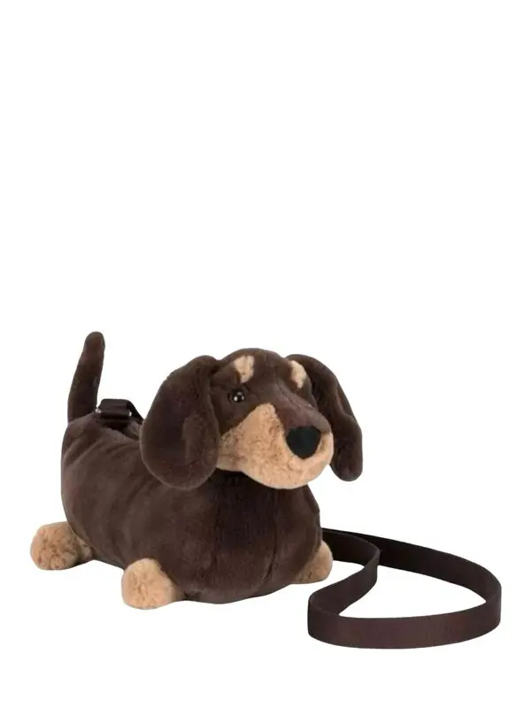 JELLYCAT Otto Sausage Dog Bag - Brown