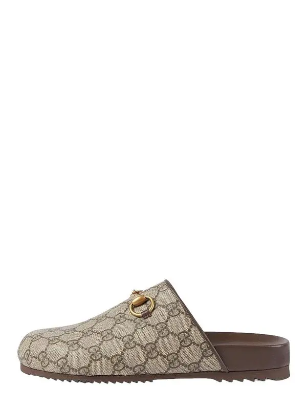 Gucci Mule With Horsebit - Beige