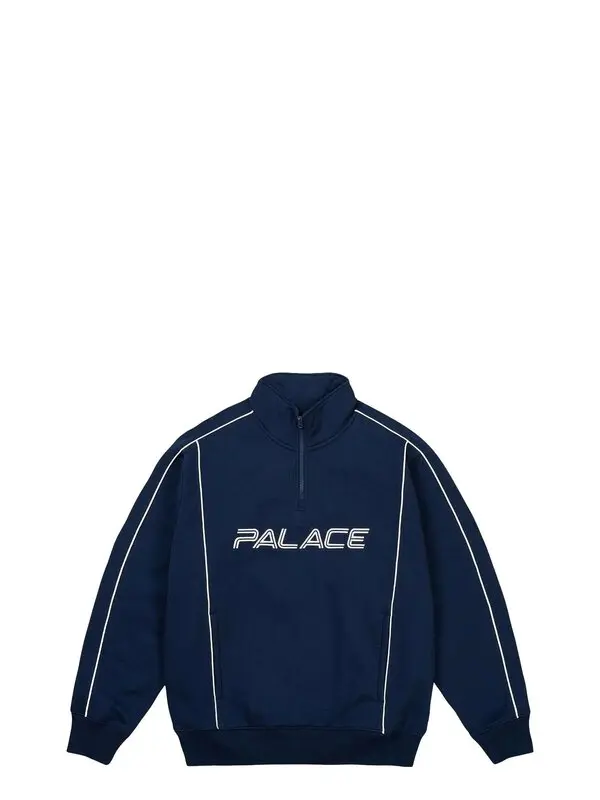 PALACE Piped 46026 Zip - Navy