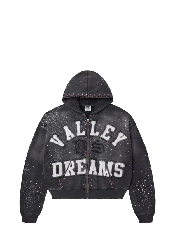 VALE FOREVER Classico Zip Hoodie - Black