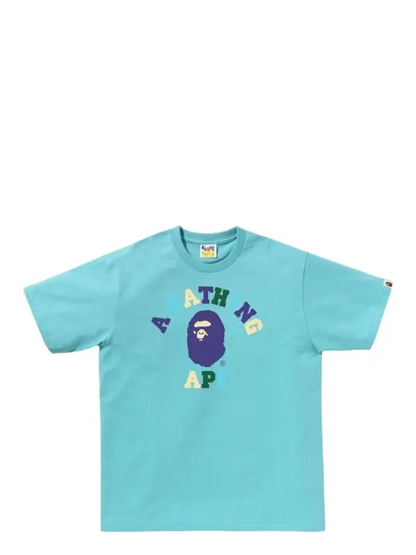 A BATHING APE Colors College T-shirt - Blue