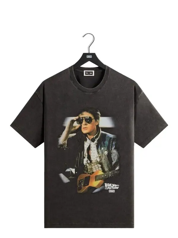 Kith X Back To The Future Marty Shades Vintage T-shirt - Black