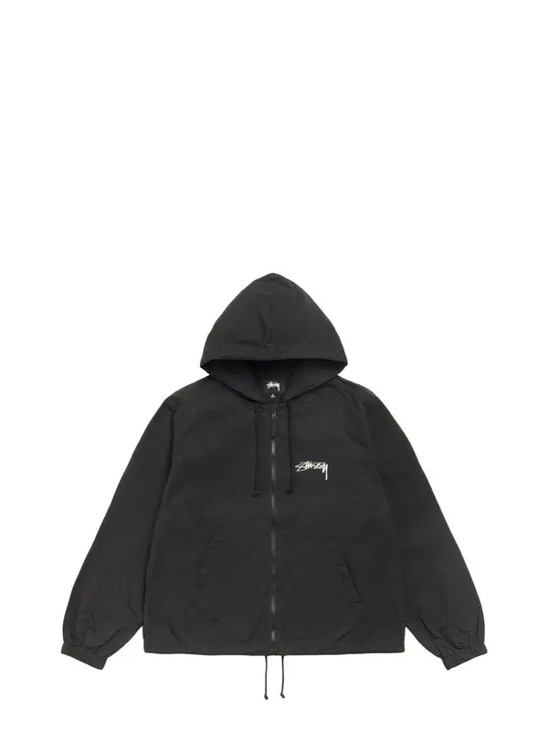 StÜssy Waxed Cotton Beach Shell - Black
