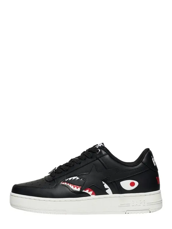 A BATHING APE Shark Sta Sneakers - Black