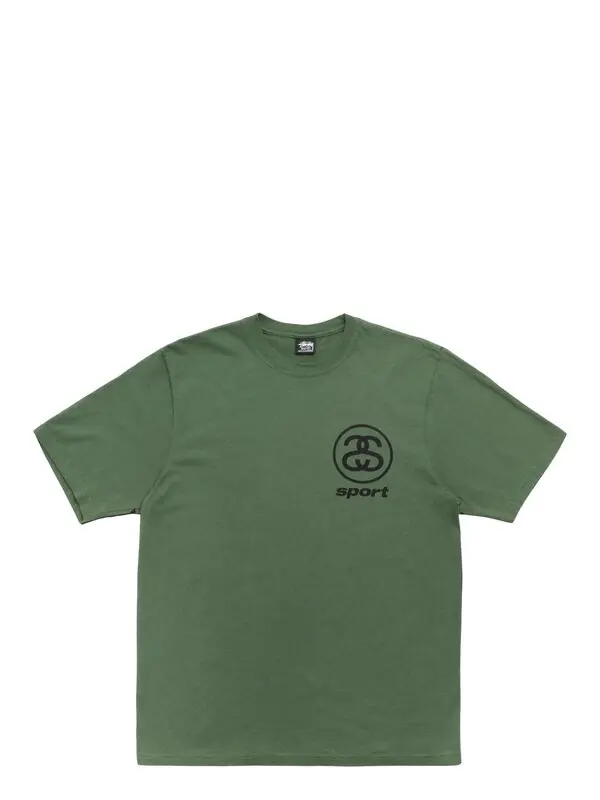 StÜssy Link Sports Pigment Dyed T-shirt - Pine