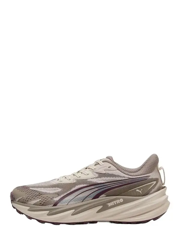 PUMA Velocity Nitro Trail Running Shoes - Silver Fog/ruby Noir/mouse Gray