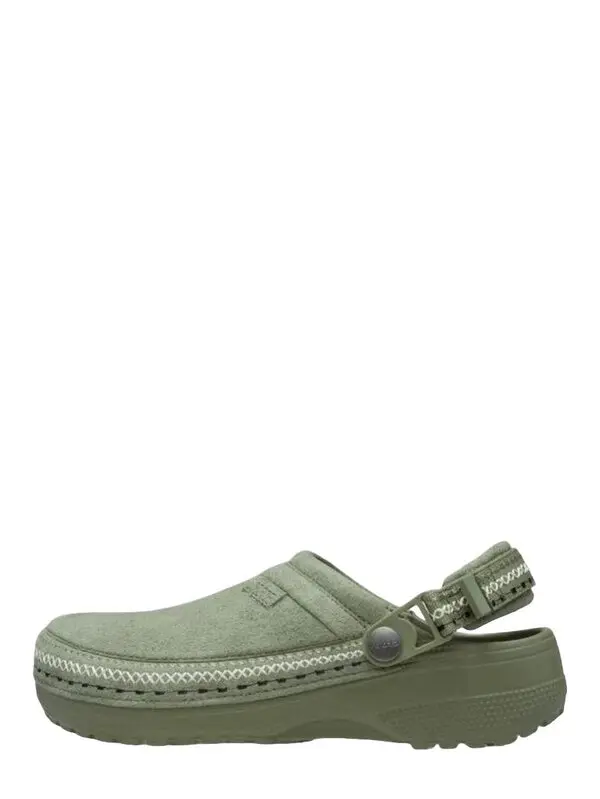 CROCS Crafted Vegan Suede Stitch Clog - Cargo