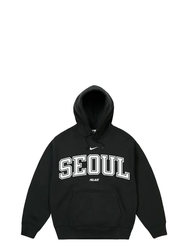PALACE X Nike Shop Hoodie Seoul - Black