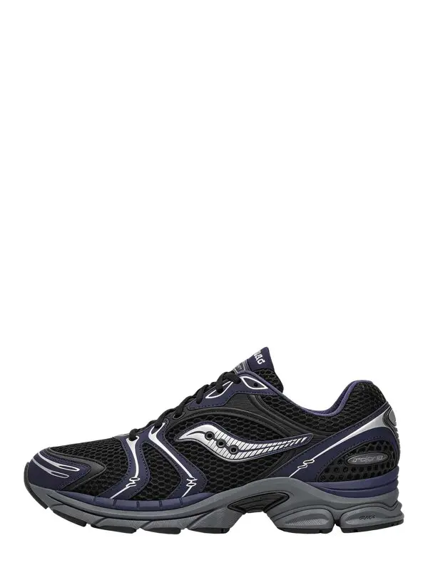 Saucony Progrid Triumph 4 Athletic Sneakers - Black/naval