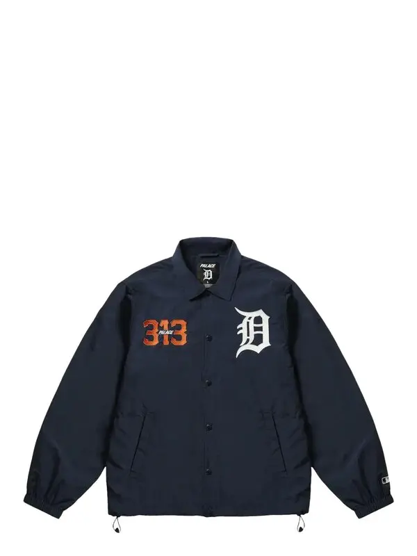PALACE X Detroit Tigers Coach Jacket - Navy