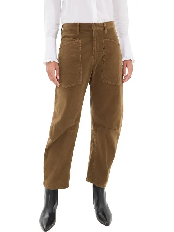 NILI LOTAN Shon Corduroy Pants - Hazelnut