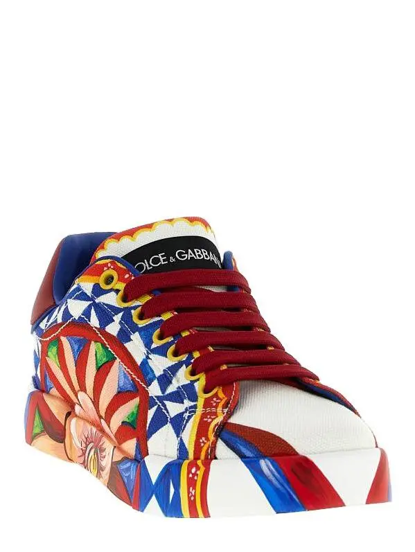 Dolce & Gabbana Lace-up Sneakers - Multicolor