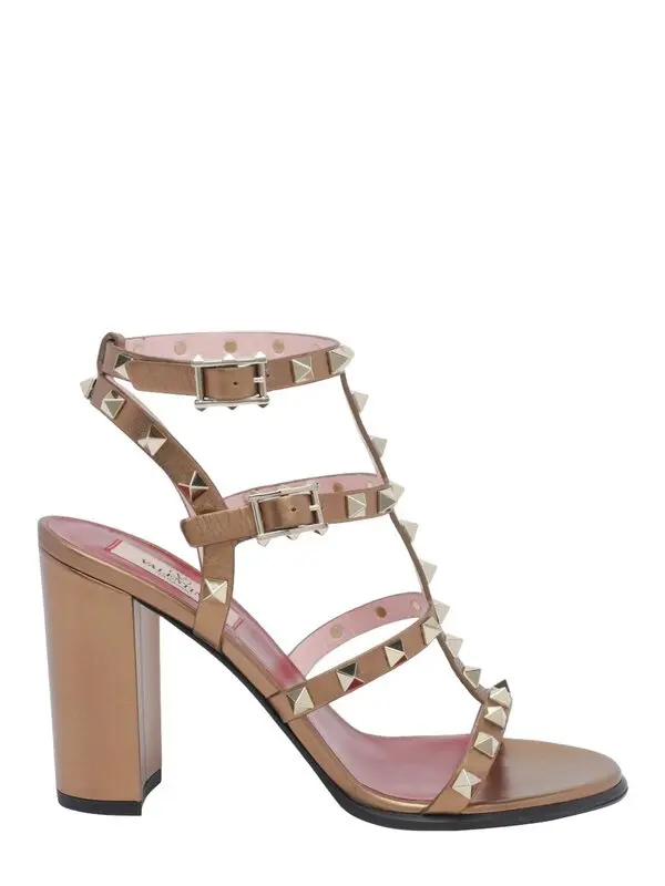 Valentino Garavani Heeled Sandals - Gold