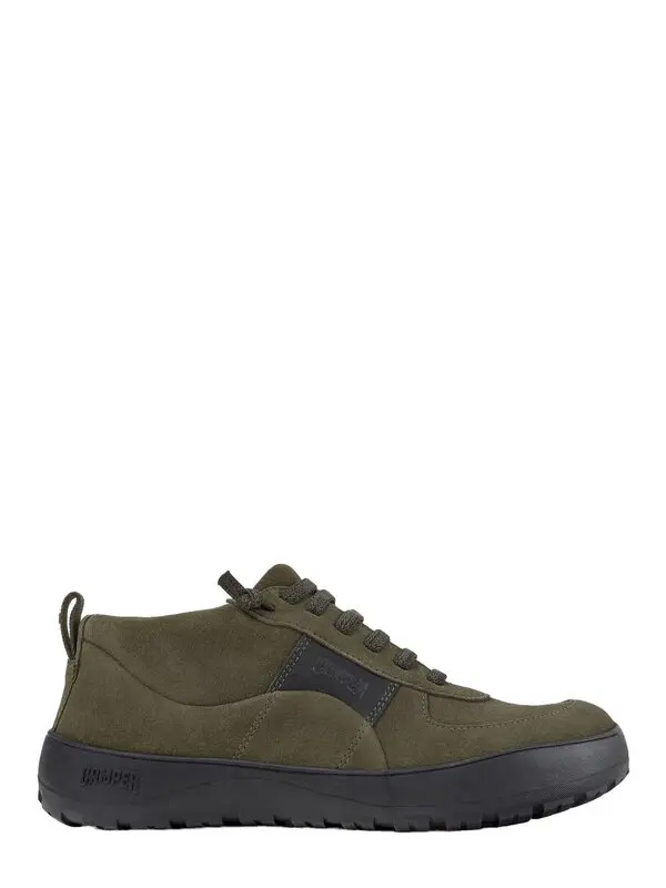 Camper Peu Serra Suede And Gore-tex Ankle Boots With Vibram Sole - Green
