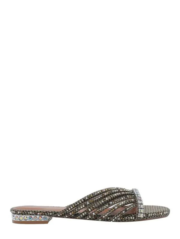 Kurt Geiger Embellished Strappy Heeled Sandals - Grey
