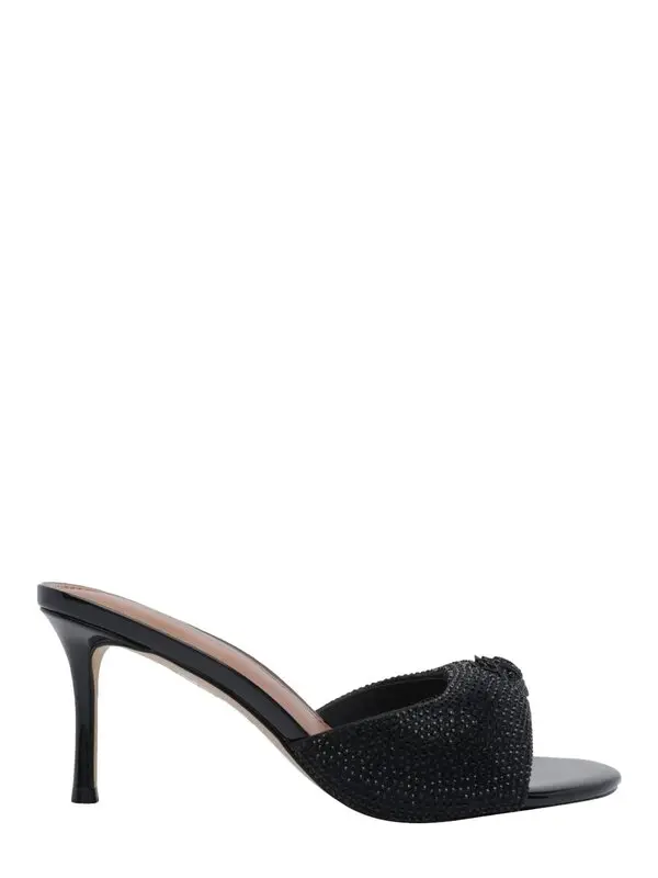 Kurt Geiger Embellished Heeled Sandals - Black