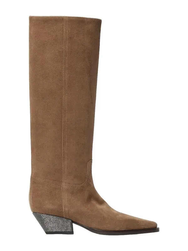 Brunello Cucinelli Knee High Boots - Brown