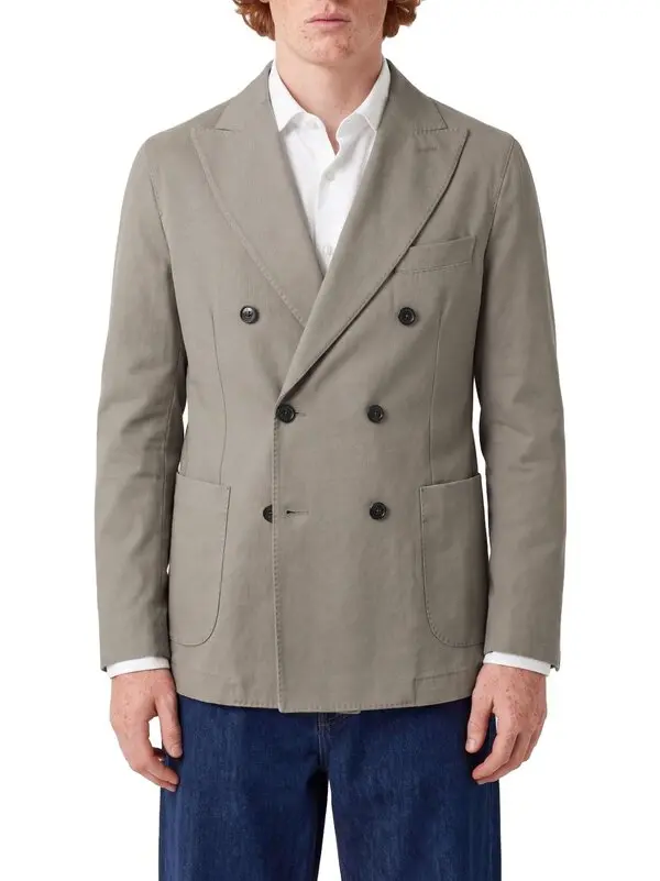 CIRCOLO 1901 Double-breasted Cashmere Blazer - Beige