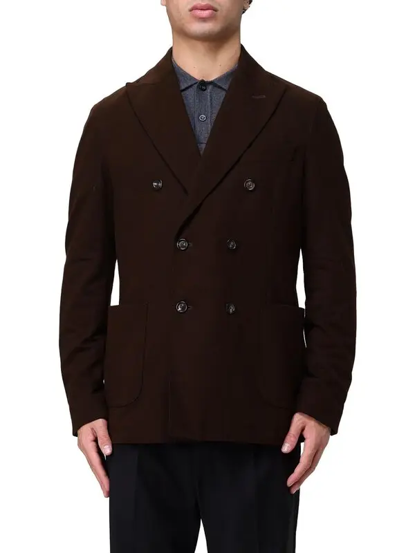 CIRCOLO 1901 Double-breasted Cashmere Blazer - Brown