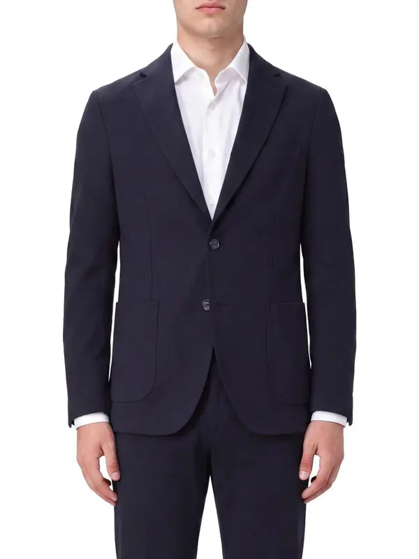 CIRCOLO 1901 Slim Fit Single-breasted Cashmere Blazer - Blue