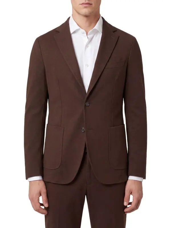 CIRCOLO 1901 Slim Fit Single-breasted Cashmere Blazer - Brown