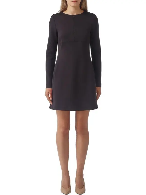 Max Mara A-line Mini Dress - Black