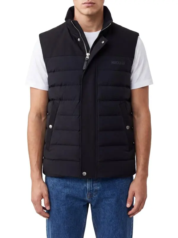 Mackage Brody Quilted Vest - Black