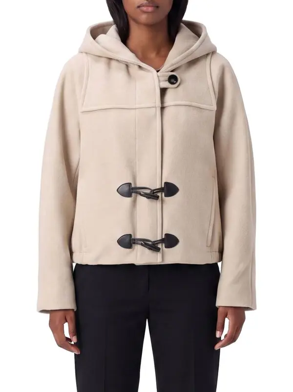 Isabel Marant Étoile Trixie Hooded Duffle Coat - Sand