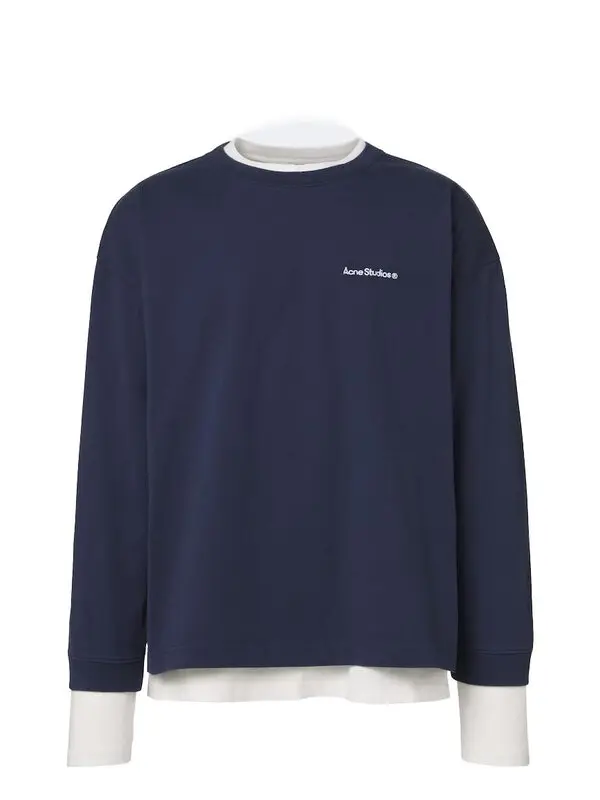 Acne Studios Ericka Cotton Sweatshirt - Blue