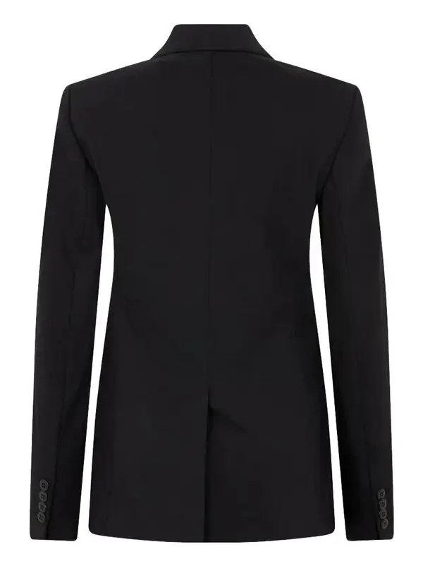 Max Mara Single-breasted Peaked-lapel Blazer - Black