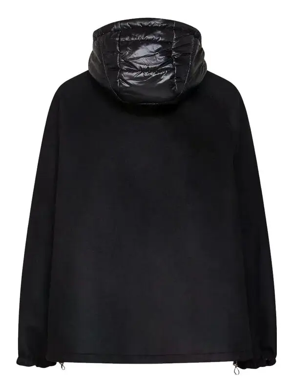 Herno Hooded Raglan-sleeve Coat - Black