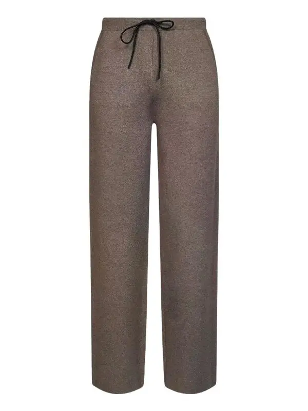 HEVO Drawstring-waist Track Pants - Brown