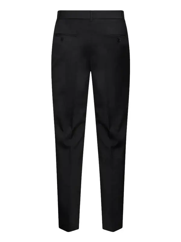 Max Mara Canon Pressed-crease Trousers - Black