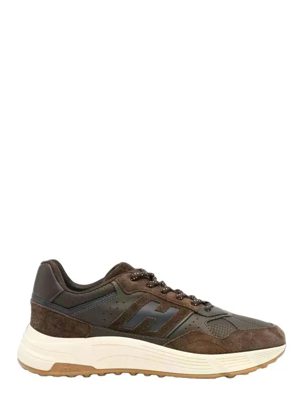 Hogan Hyperlight Panelled Sneakers - Brown