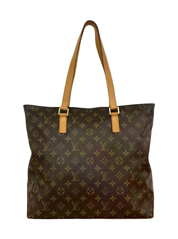 LOUIS VUITTON Monogram Cabas Mezzo Tote Bag - Brown