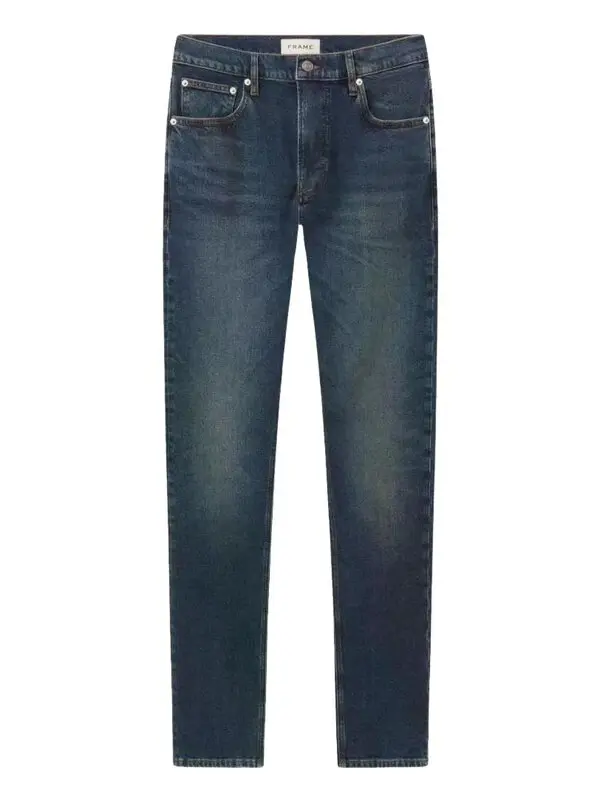 FRAME Slim-fit Faded Jeans - Blue