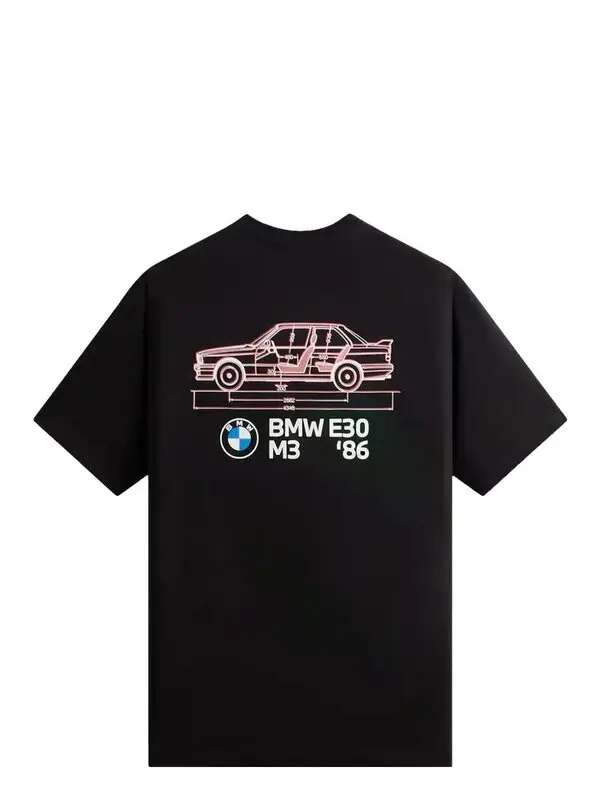 Kith X Bmw M3 Schematic-print T-shirt - Black