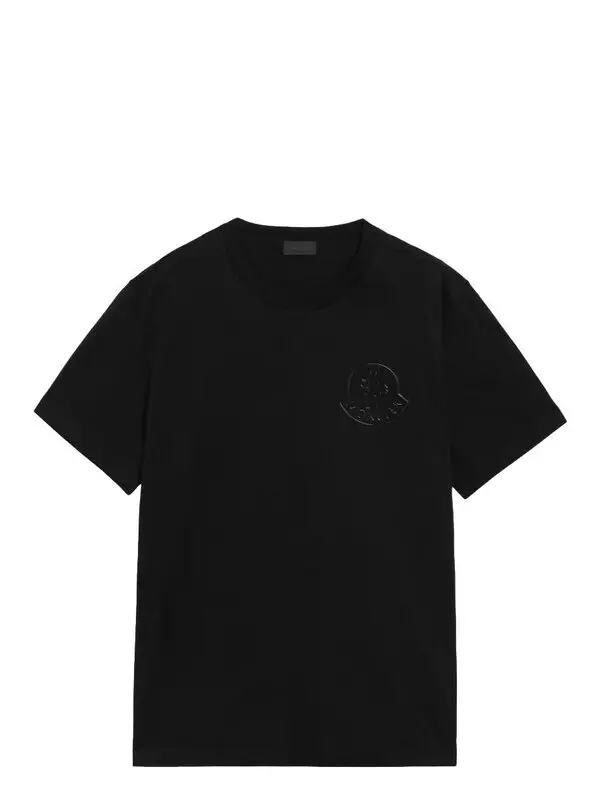 Moncler Logo-patch T-shirt - Black