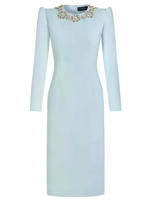 Jenny Packham Mantra" Embellished Dress - Blue
