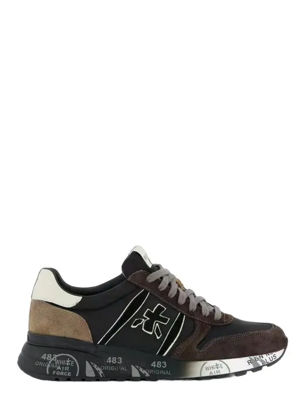 Premiata Lander 4951 Paneled Sneakers - Black