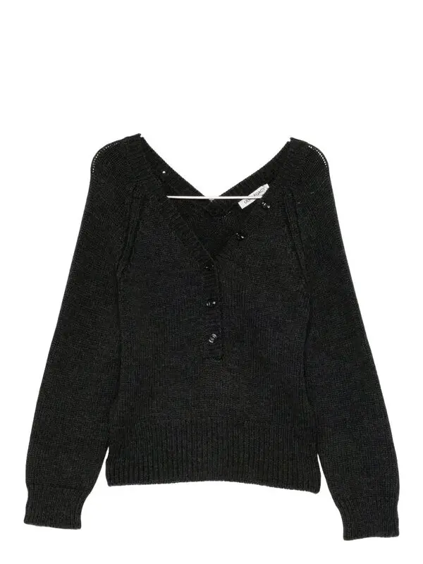 Our Legacy Country Henley Cardigan - Black