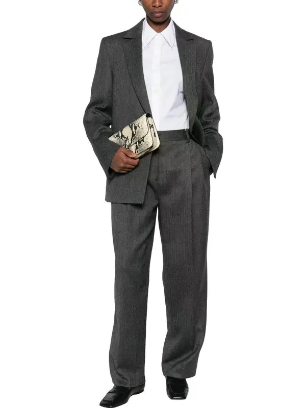 TOTEME Button-up Poplin Shirt - Grey