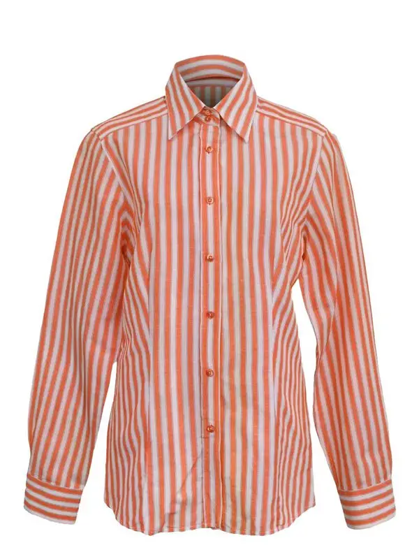 Etro Striped Button-down Shirt - Orange
