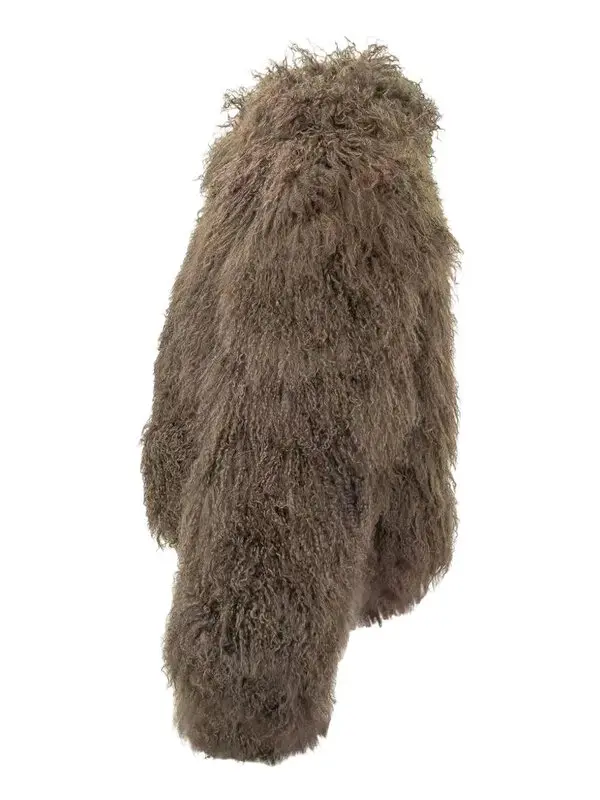 MARTHA LOUIS Shearling-effect Jacket - Brown
