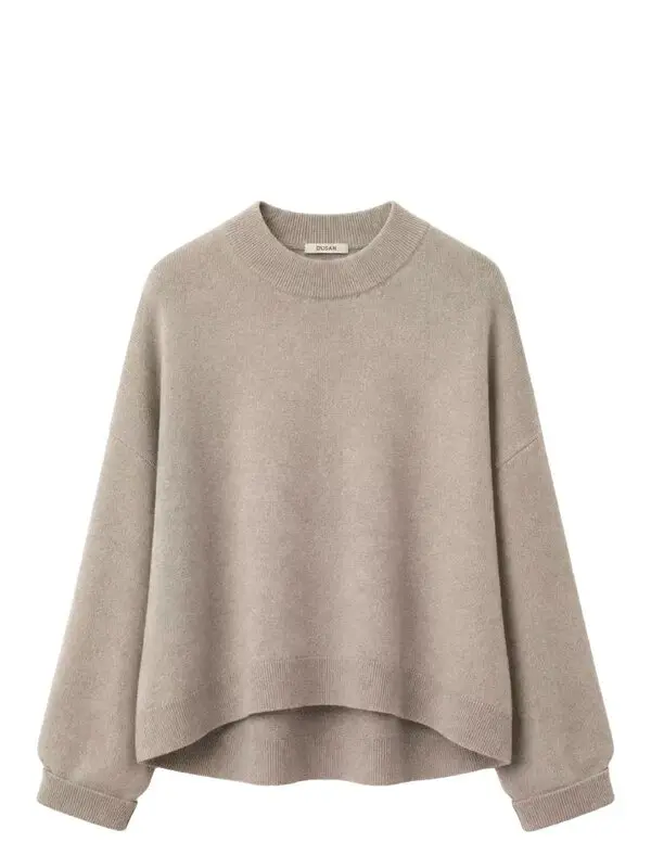 Dusan Cashmere Crew-neck Sweater - Neutrals