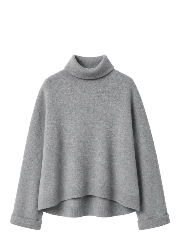 Dusan Roll Neck Sweater - Grey