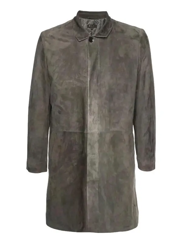 Loro Piana Single-breasted Coat - Grey
