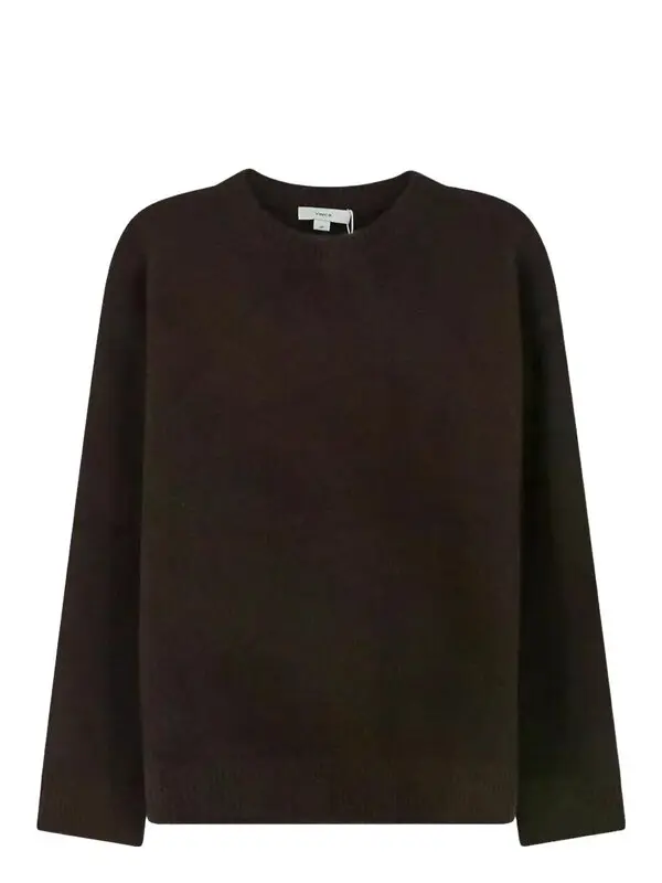 Vince Crew Neck Knitted Sweater - Brown
