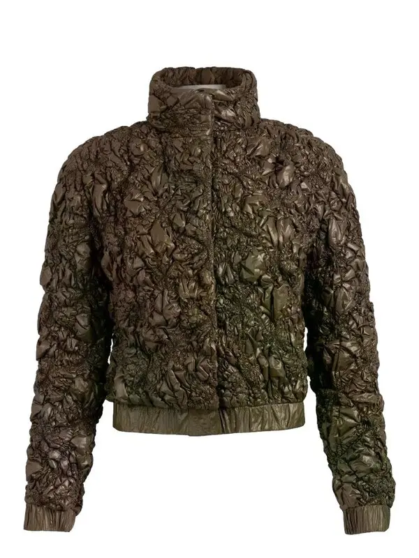 Silvia Tcherassi Hunter Crinkled Jacket - Green